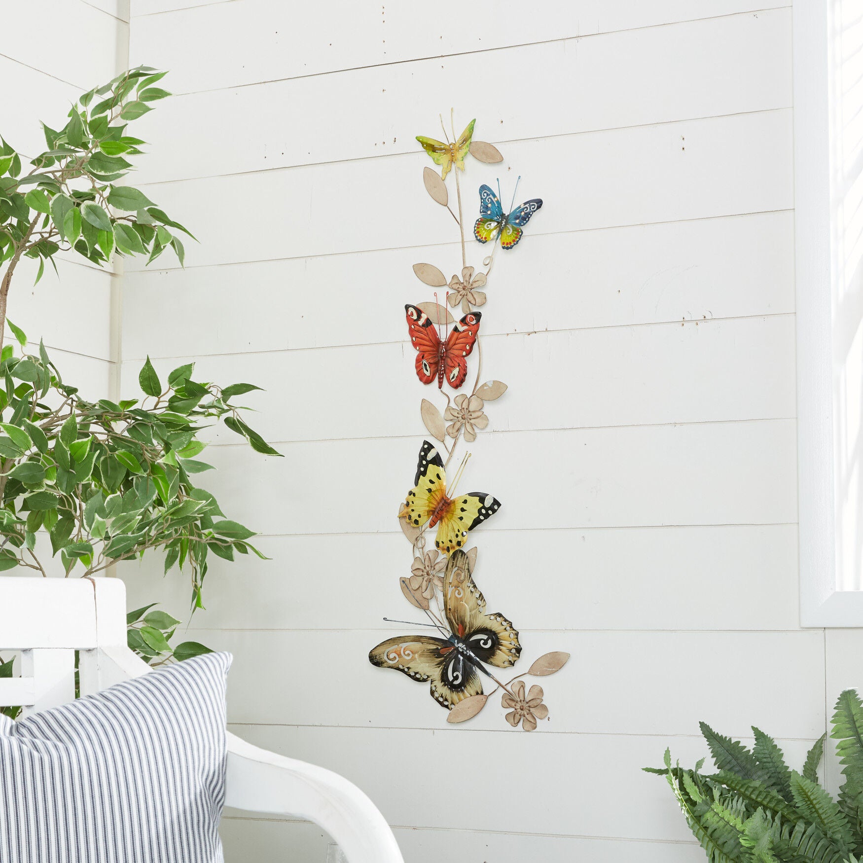Multi Colored Metal Eclectic Wall Decor | Brylane Home