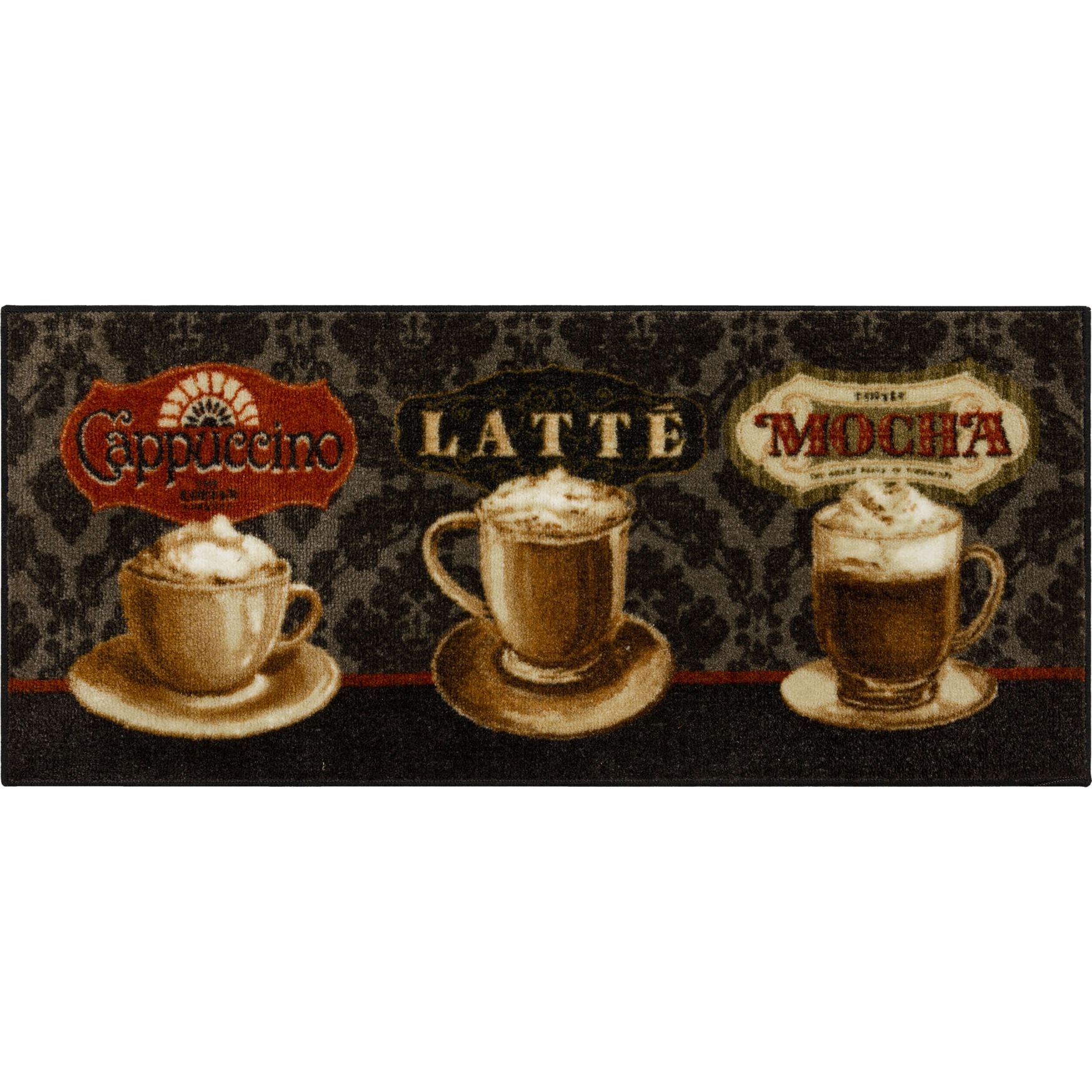 Simple Coffee Moment Charcoal 1' 8" X 3' 9", 4421765 | Brylane Home