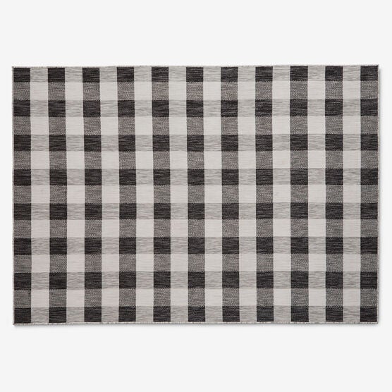 Portofino Buffalo Plaid Indoor/Outdoor Rug 6'6" x 9'4" | Brylane Home