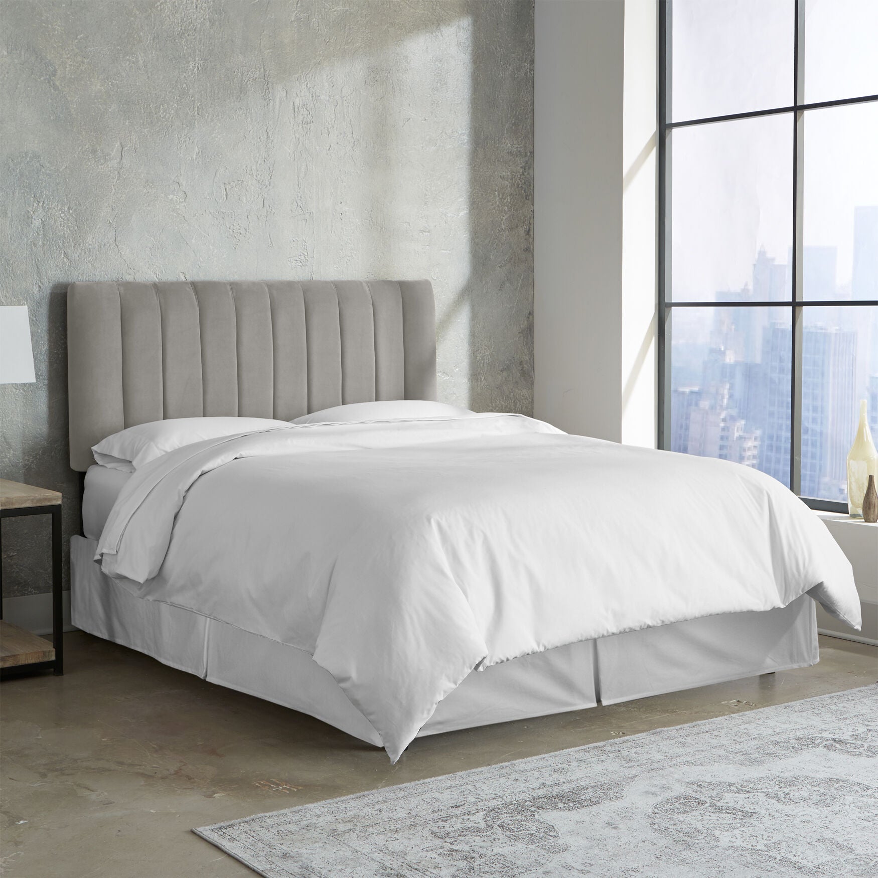 Wesley Channel Seam Headboard | Brylane Home