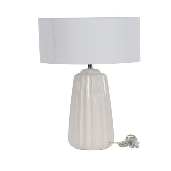 White Stone Traditional Table Lamp | Brylane Home
