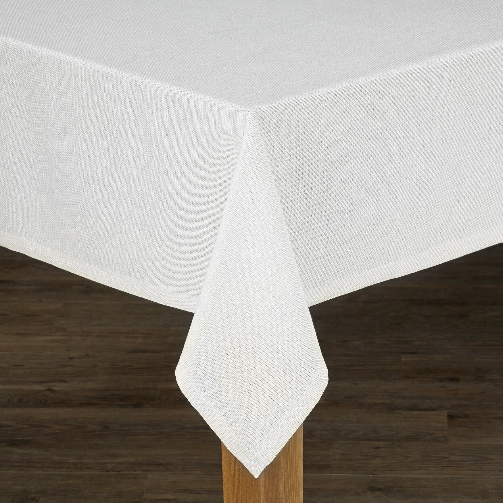Seasonal DANUBE TABLECLOTHS, White | Brylane Home