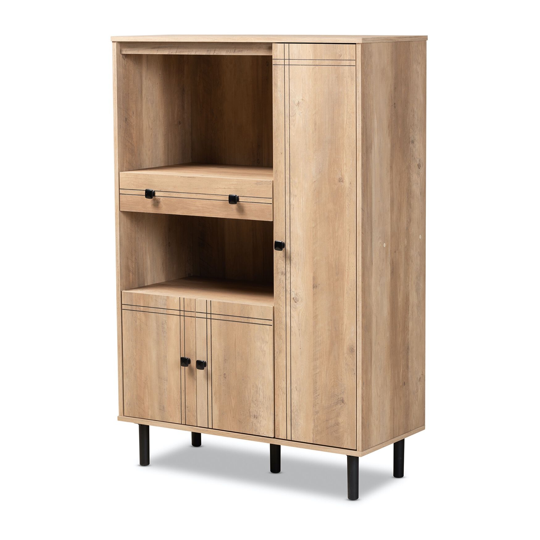 Simple Patterson 1-Drawer Kitchen Storage Cabinet Furniture, 4440868 ...