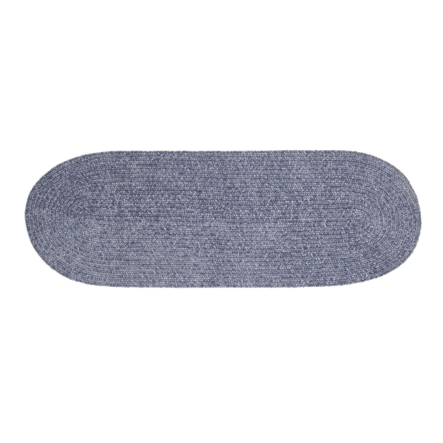 Simple Better Trends Chenille Solid Braid Collection Reversible Indoor ...