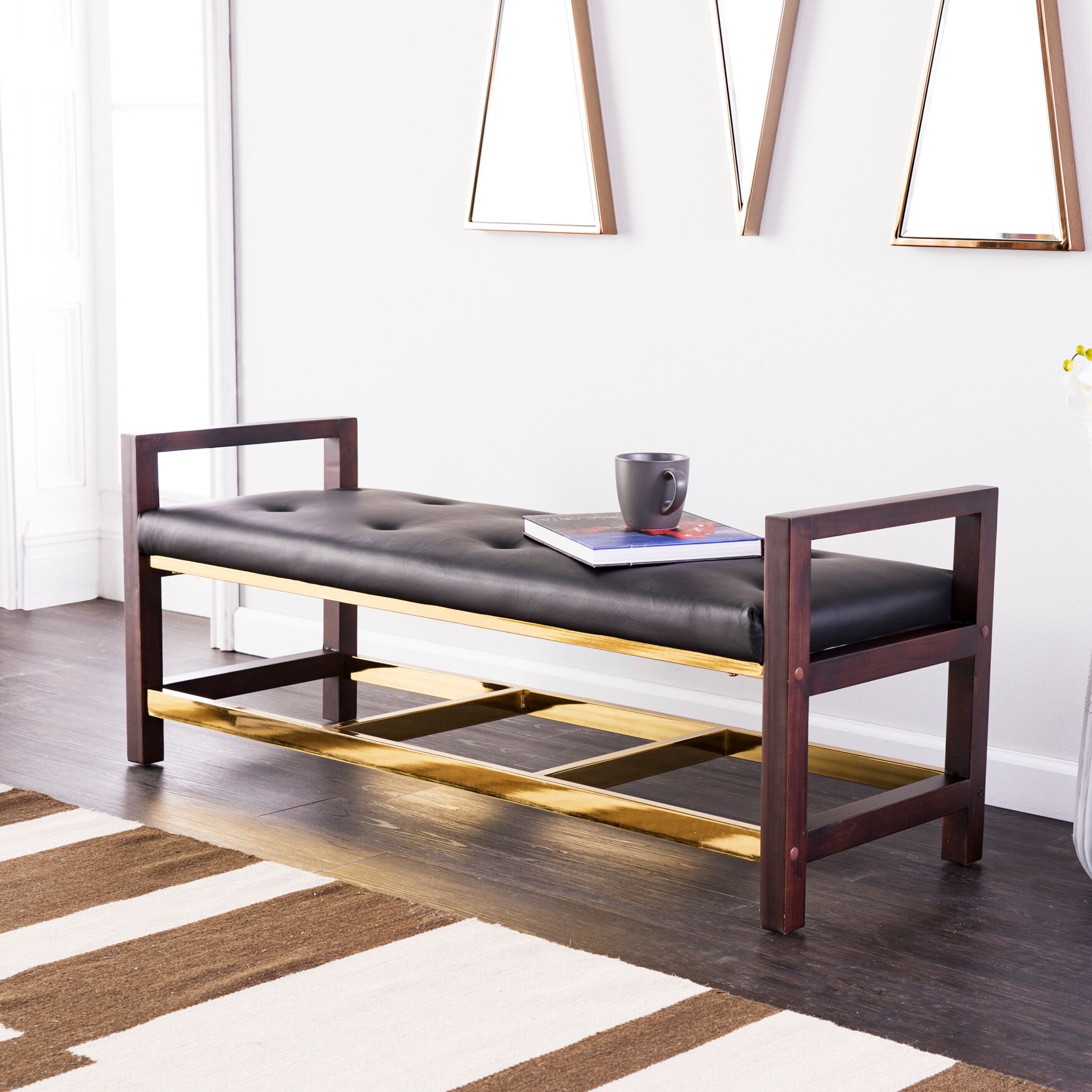 Holli upholstered bench store