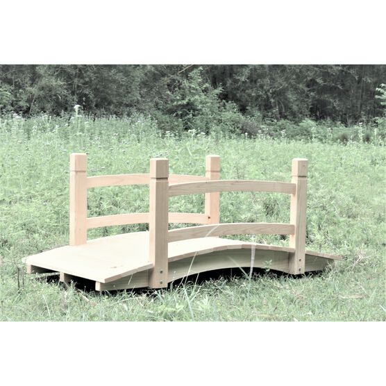 Coral Coast Harrison 4 ft Wood Garden Bridge | Brylane Home