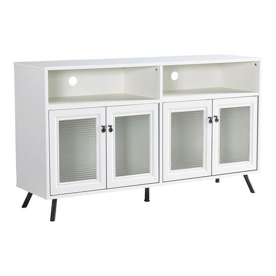 56-inch TV Stand with 4 Doors Accent Cabinet | Brylane Home