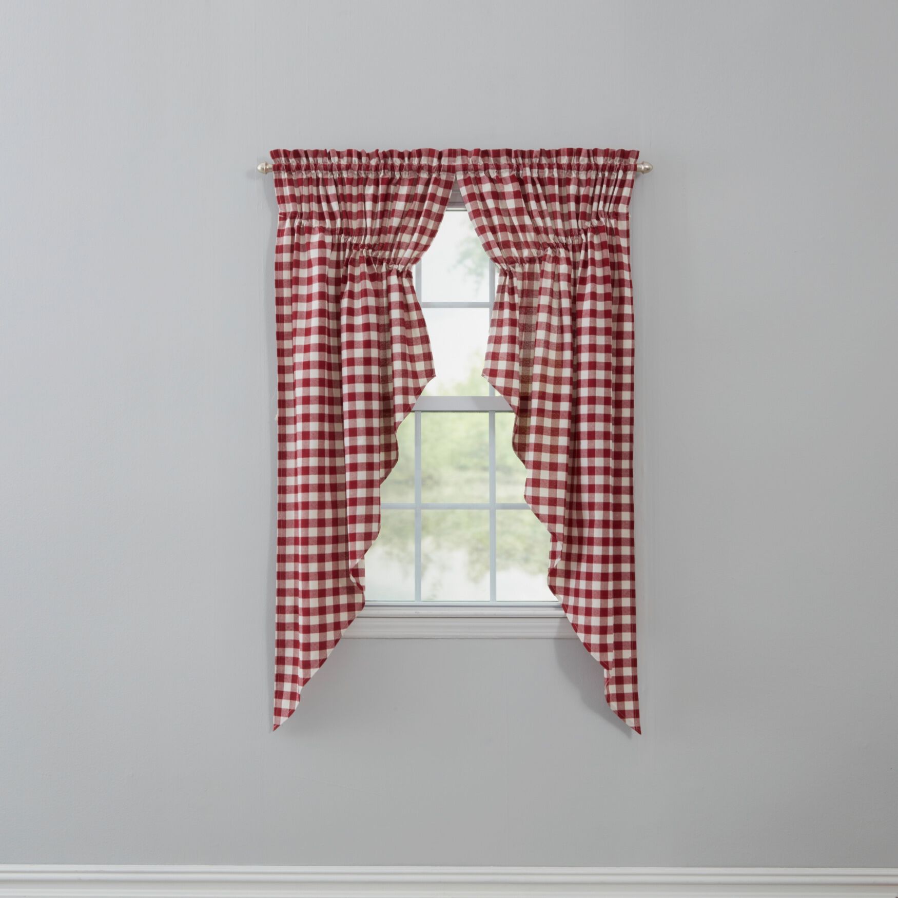 Buffalo Check Swag Pair | Brylane Home