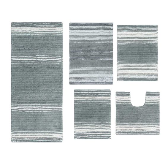 Gradiation 5 Piece Set Bath Rug Collection | Brylane Home