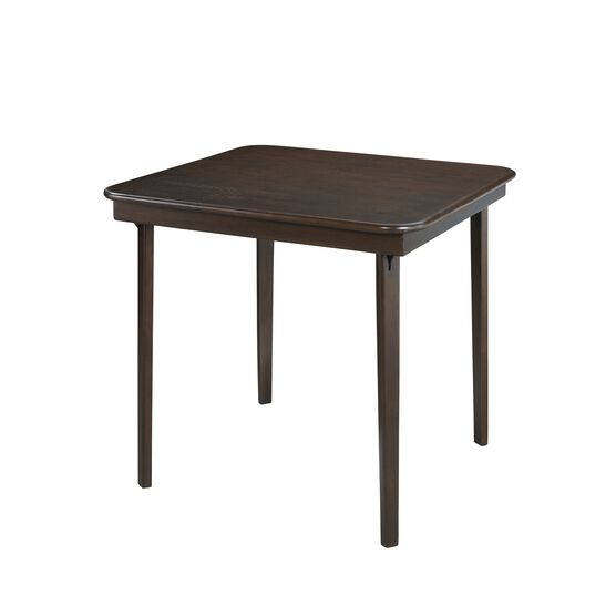 Straight Edge Wood Folding Card Table | Brylane Home