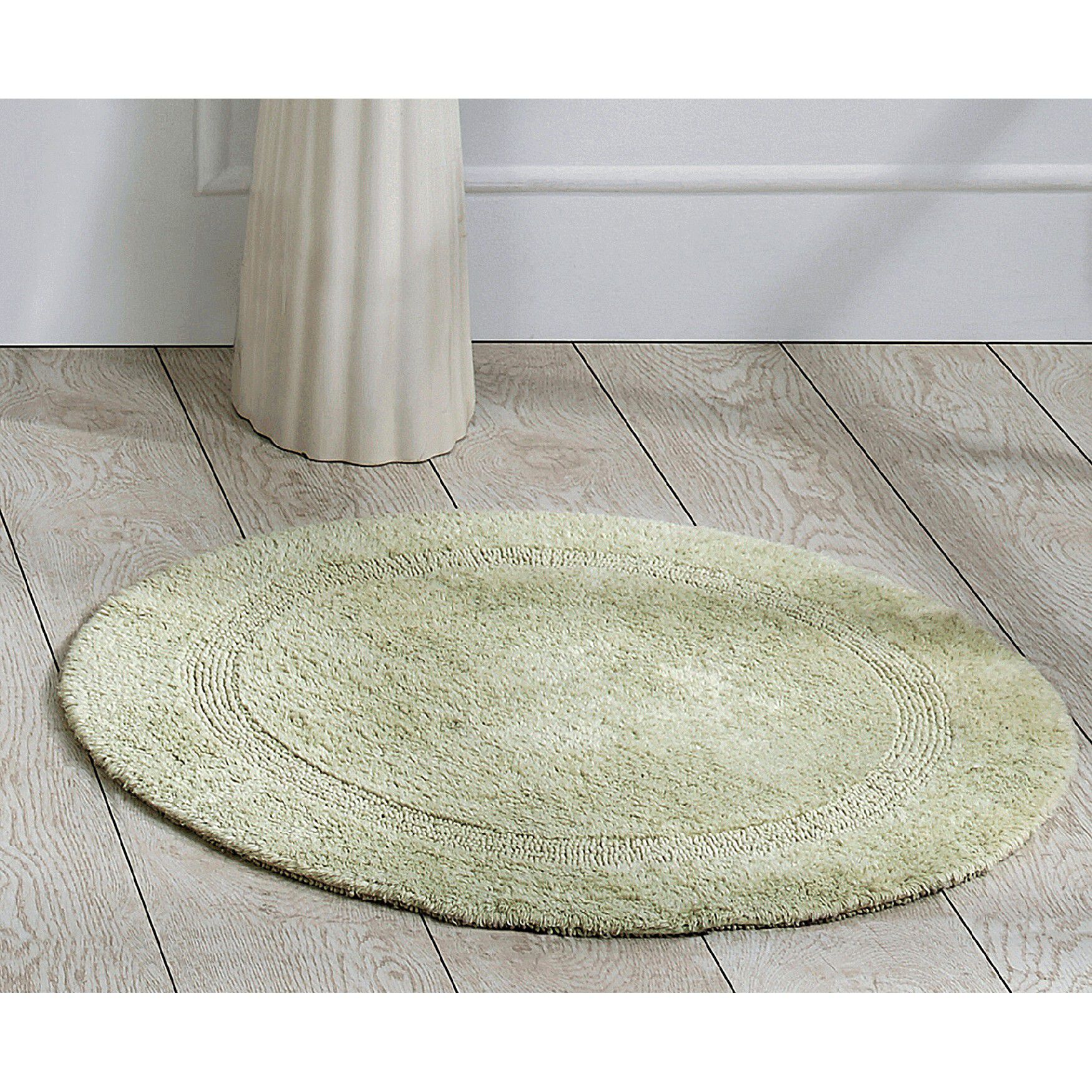 Simple Lux Collections Bath Mat Rug 30" Round, 4404079 | Brylane Home