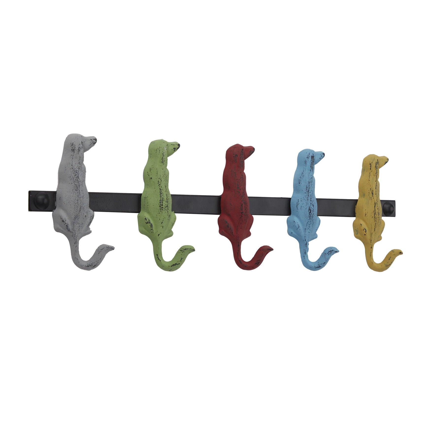 Simple Multi Colored Metal Farmhouse Wall Hook Wall Hook, Multi ...