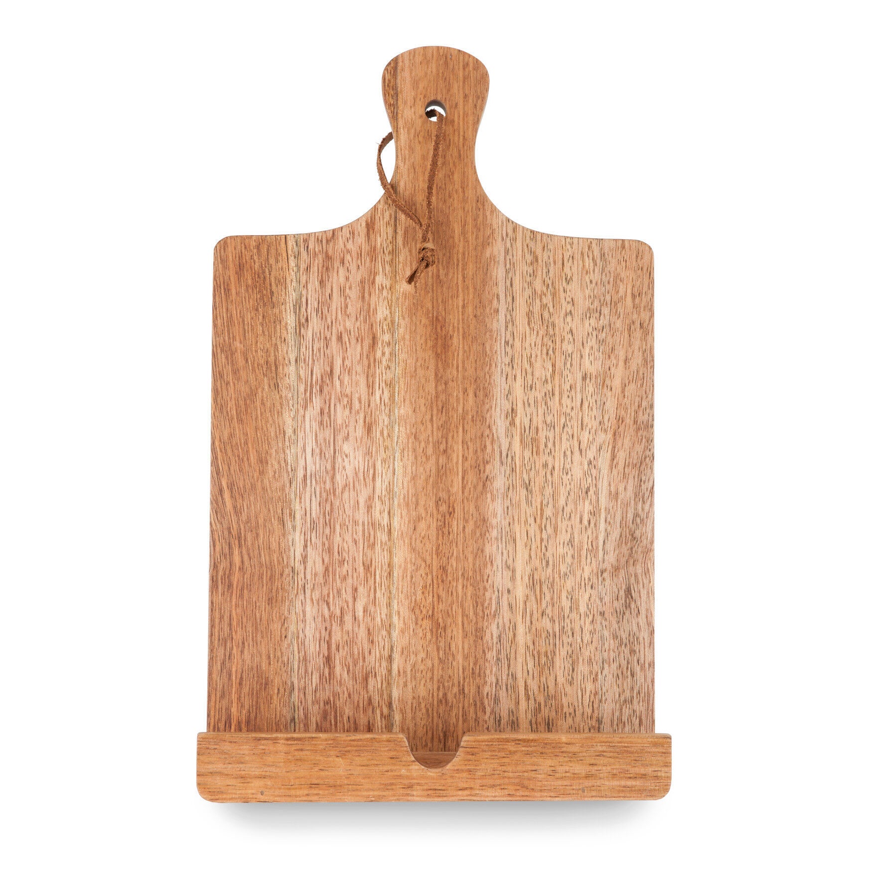 Acacia Wood Tablet Cooking Stand | Brylane Home