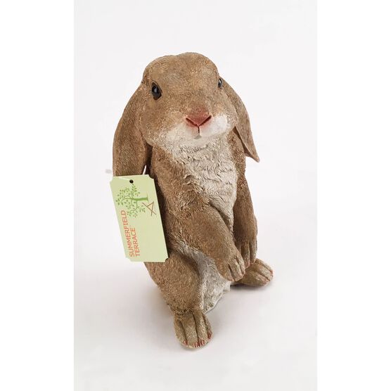 Curious Rabbit Garden Statue | Brylane Home