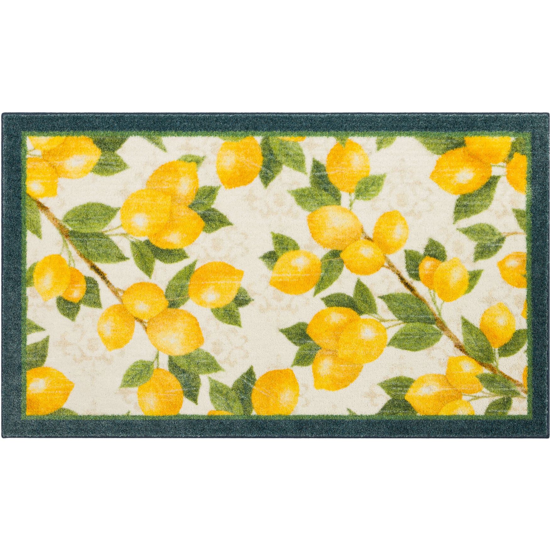 Simple Lemon Grove Kitchen Rug, 4496318 | Brylane Home