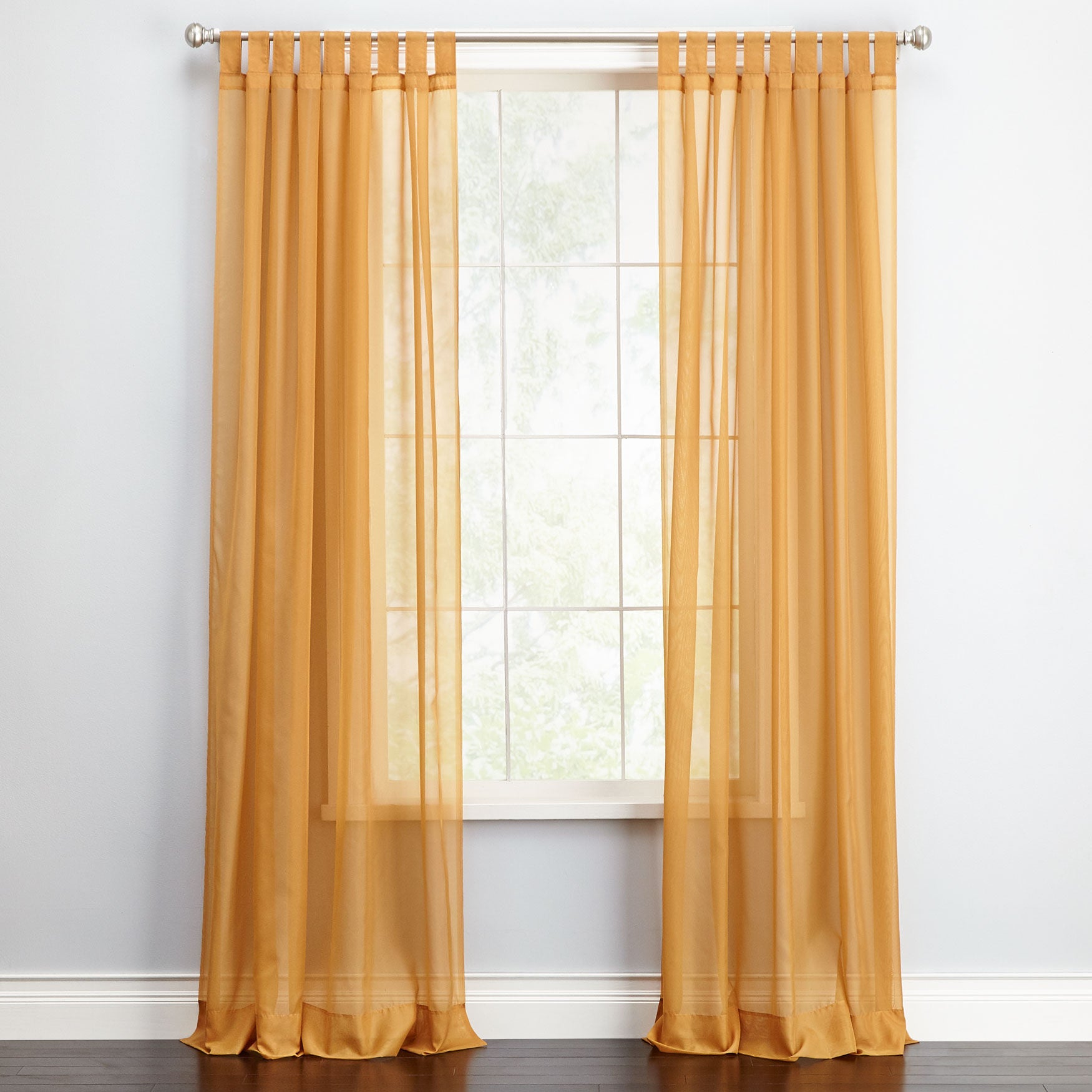 BH Studio Sheer Voile Tab-Top Panel | Brylane Home