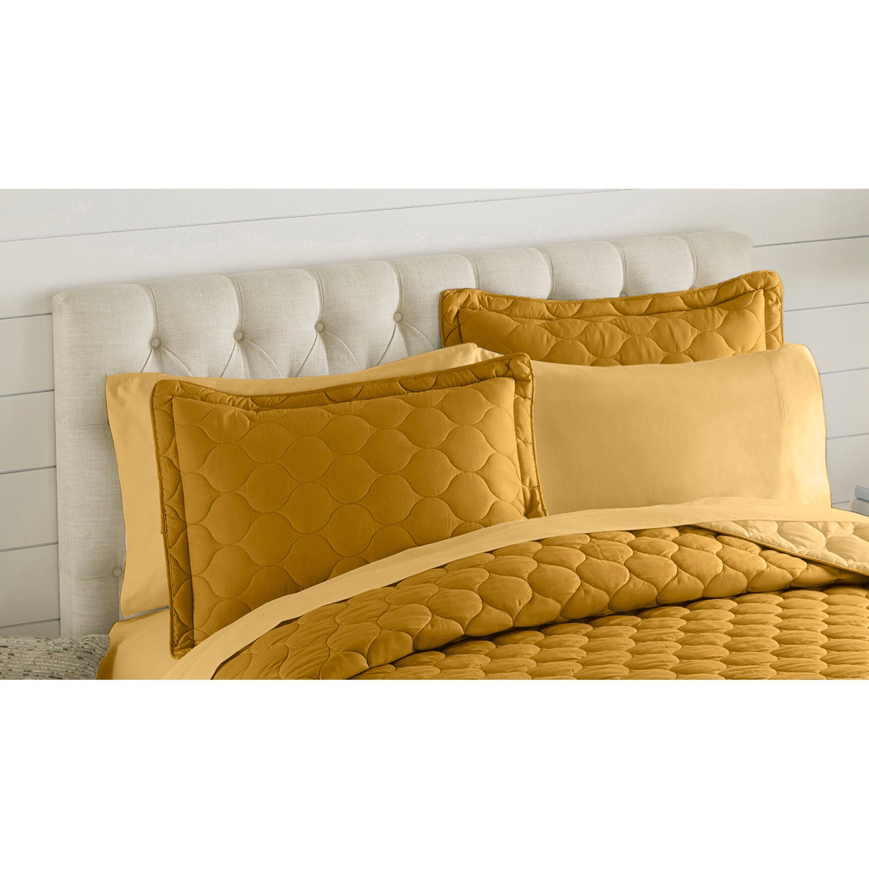 BH Studio Reversible Quilted Shams | Brylane Home