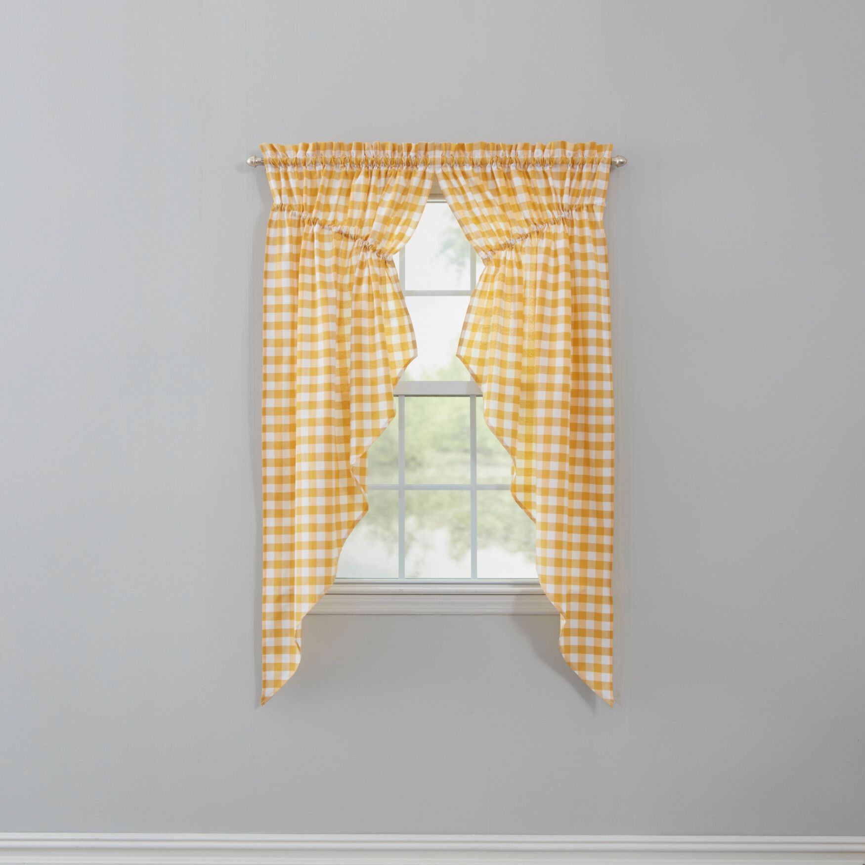 Buffalo Check Swag Pair | Brylane Home