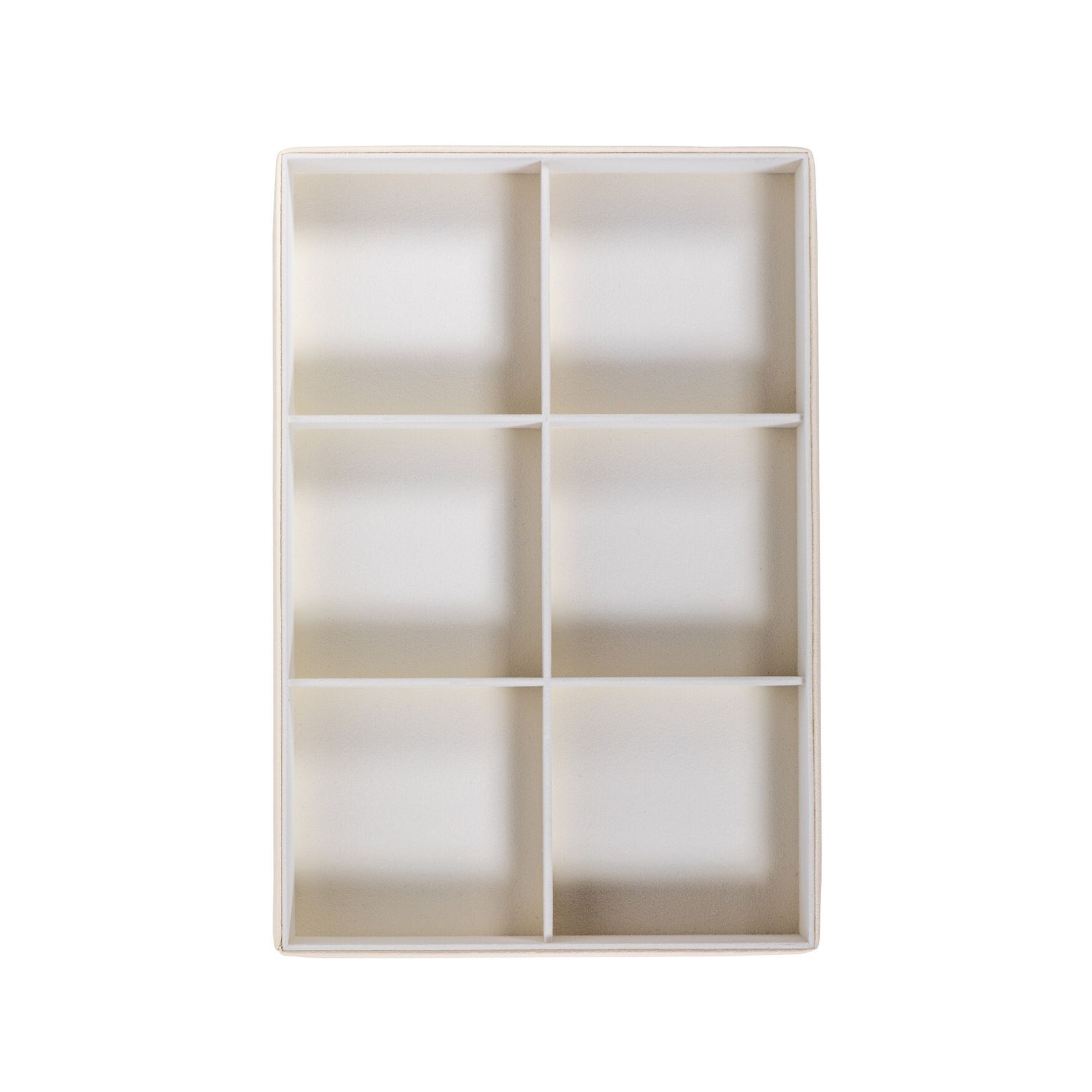 Jewelry Storage Organizer Tray, 6-Compartment, Grey | Brylane Home