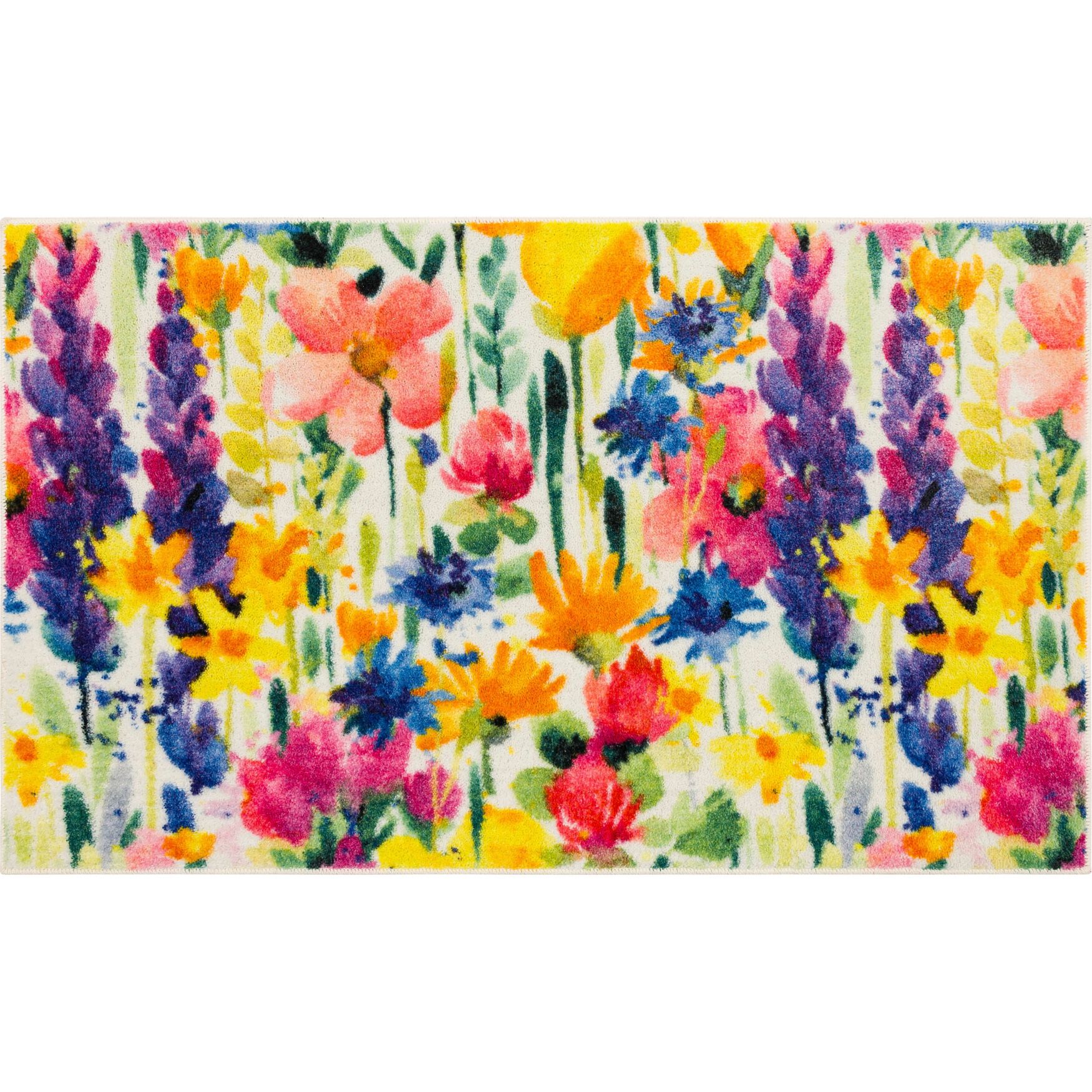 Seasonal Spring Bouquet Kitchen Rug, 4496233 | Brylane Home