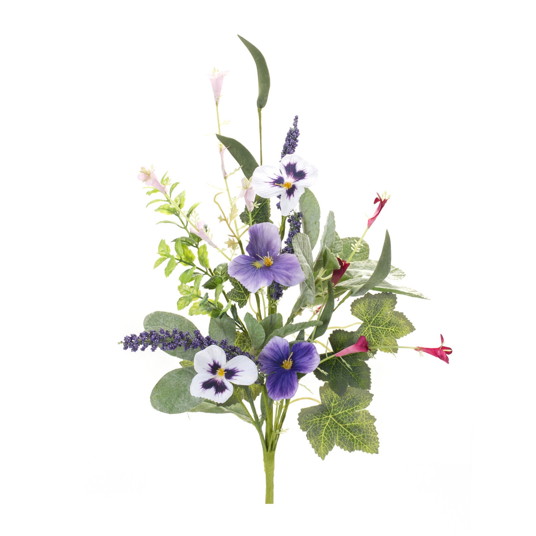 Seasonal Mixed Pansy Floral Spray (Set Of 6), 4499736 | Brylane Home