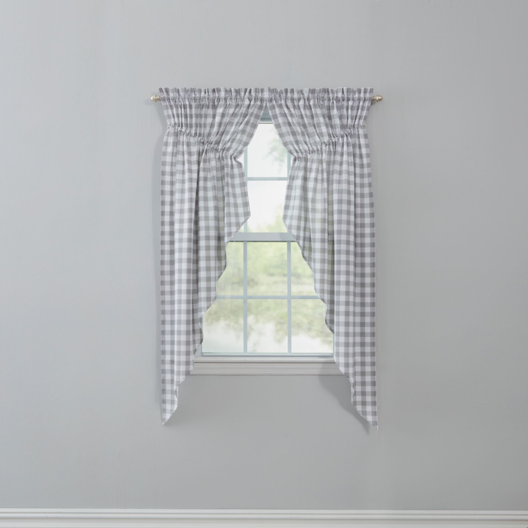 Buffalo Check Swag Pair | Brylane Home