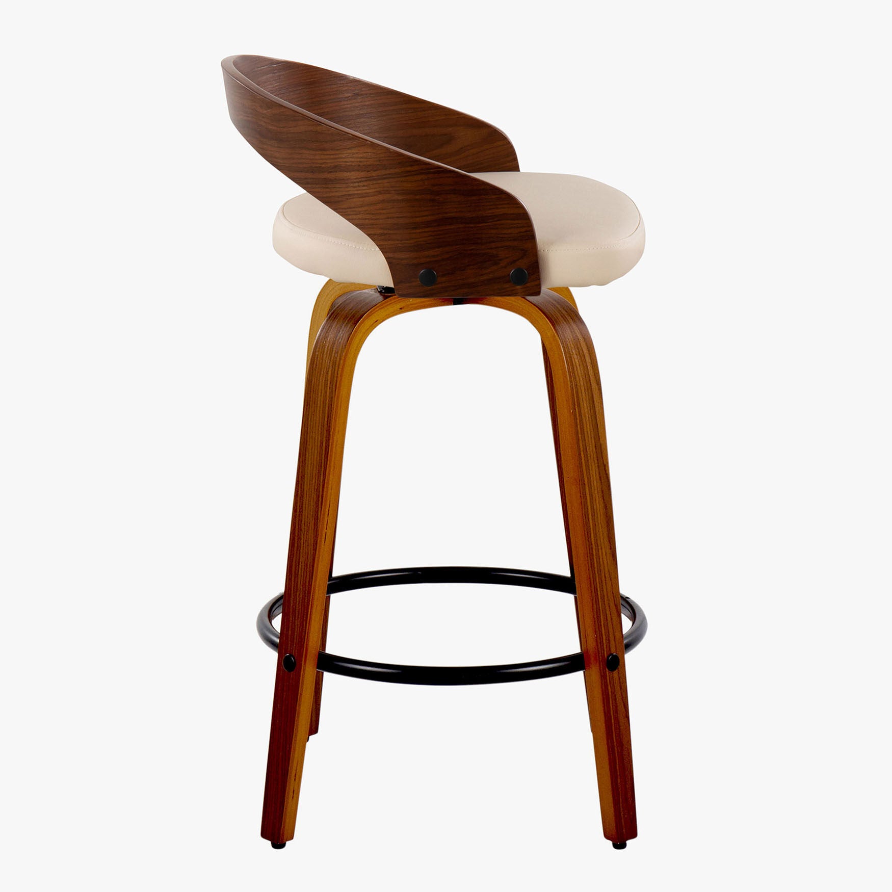 Simple Grotto 26" Fixed-Height Counter Stool - Set Of 2, Light Gray ...