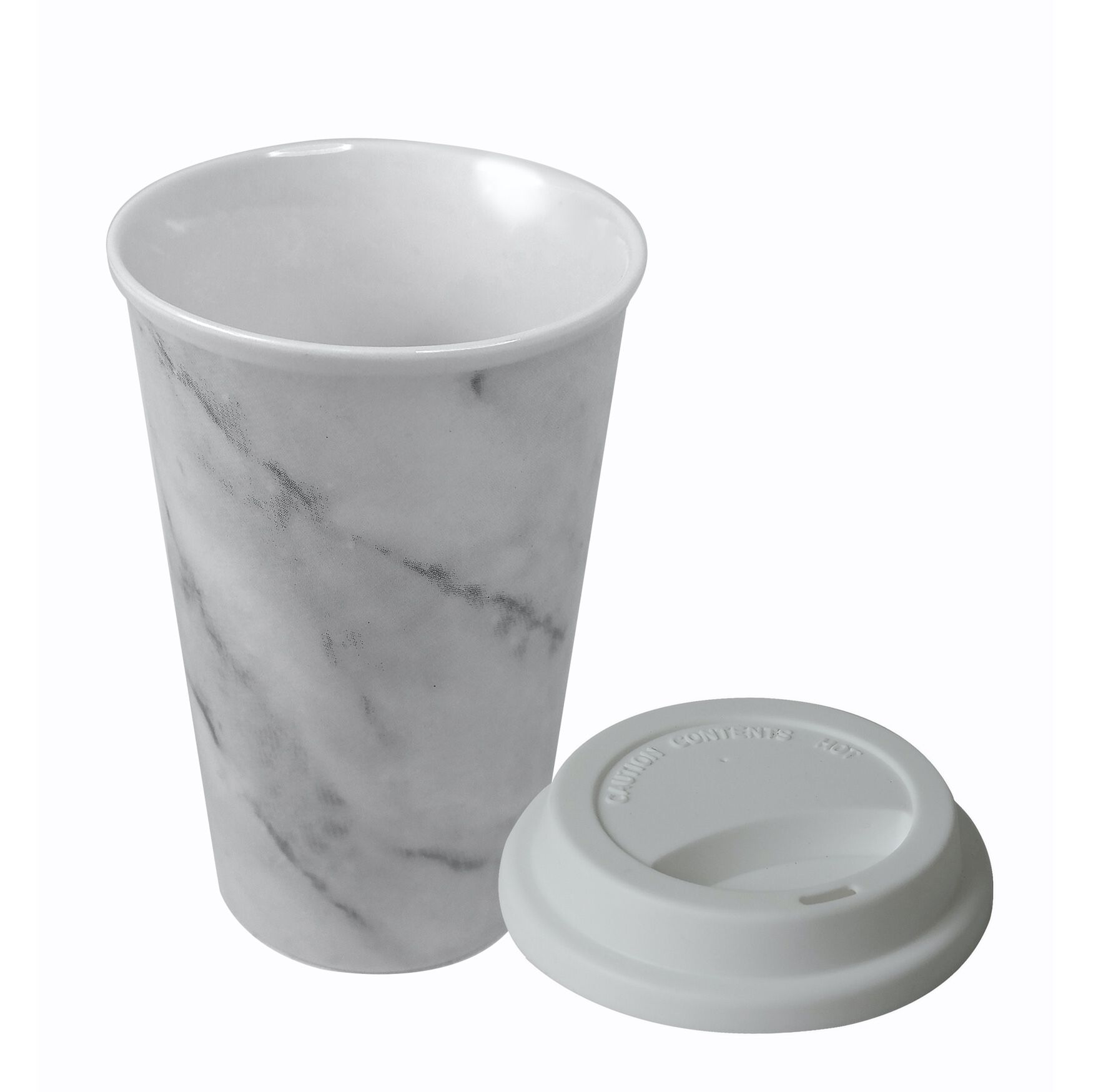 Modern Marble Travel Mug - Set Of 4 | Brylane Home