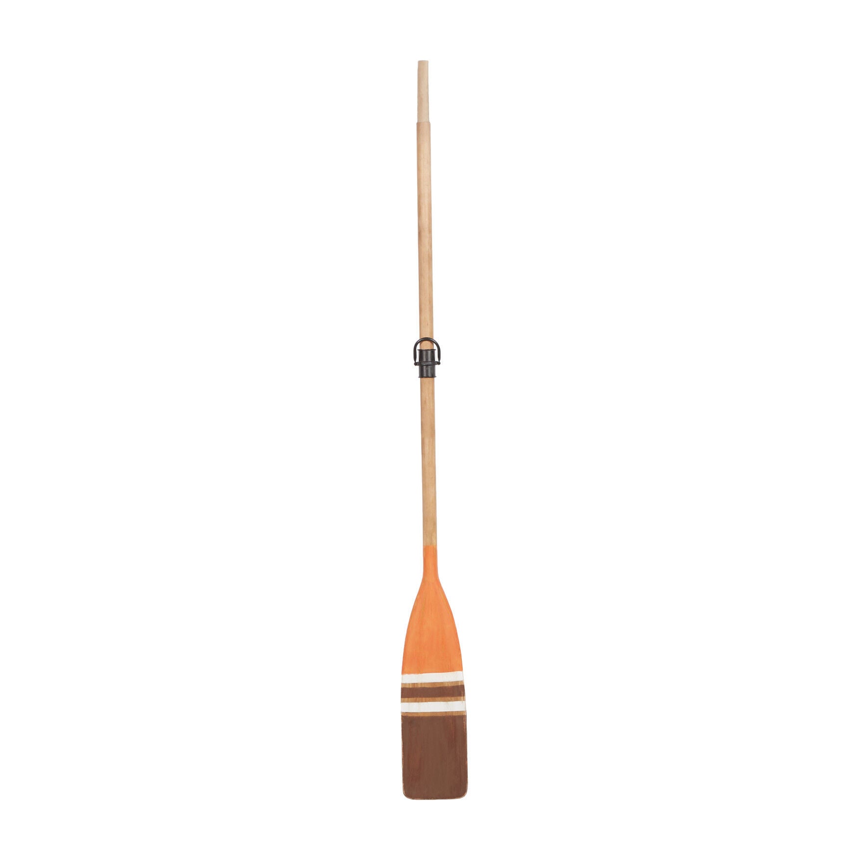 Simple Coastal Brown And Orange Wood Oar Wall Art Wall Decor, 4438124 ...