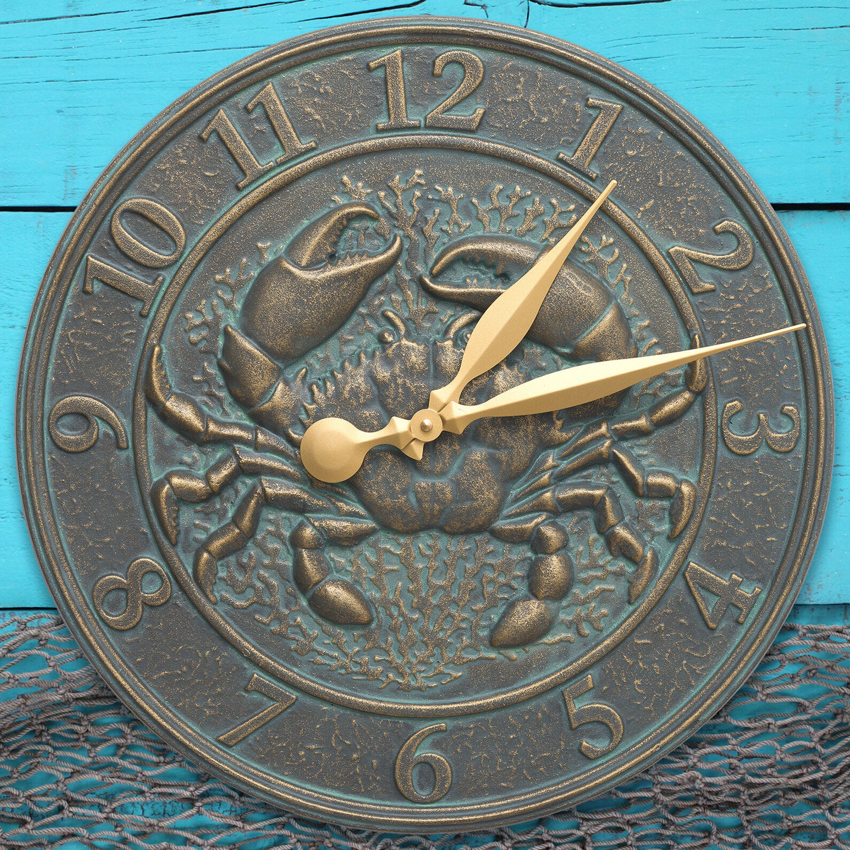 Crab Sealife Clock | Brylane Home