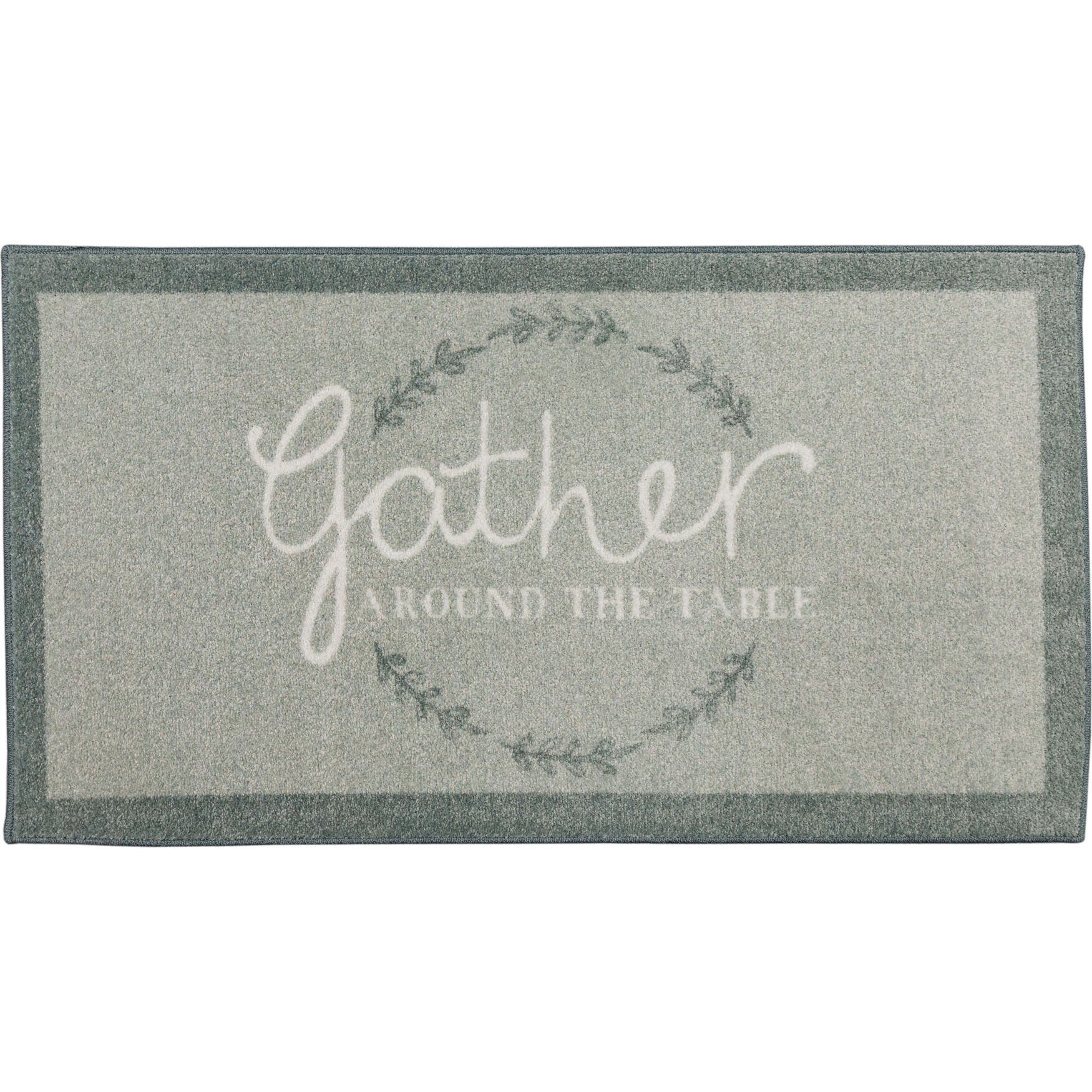 Simple Gather Table Grey Kitchen Rug, 4495950 | Brylane Home