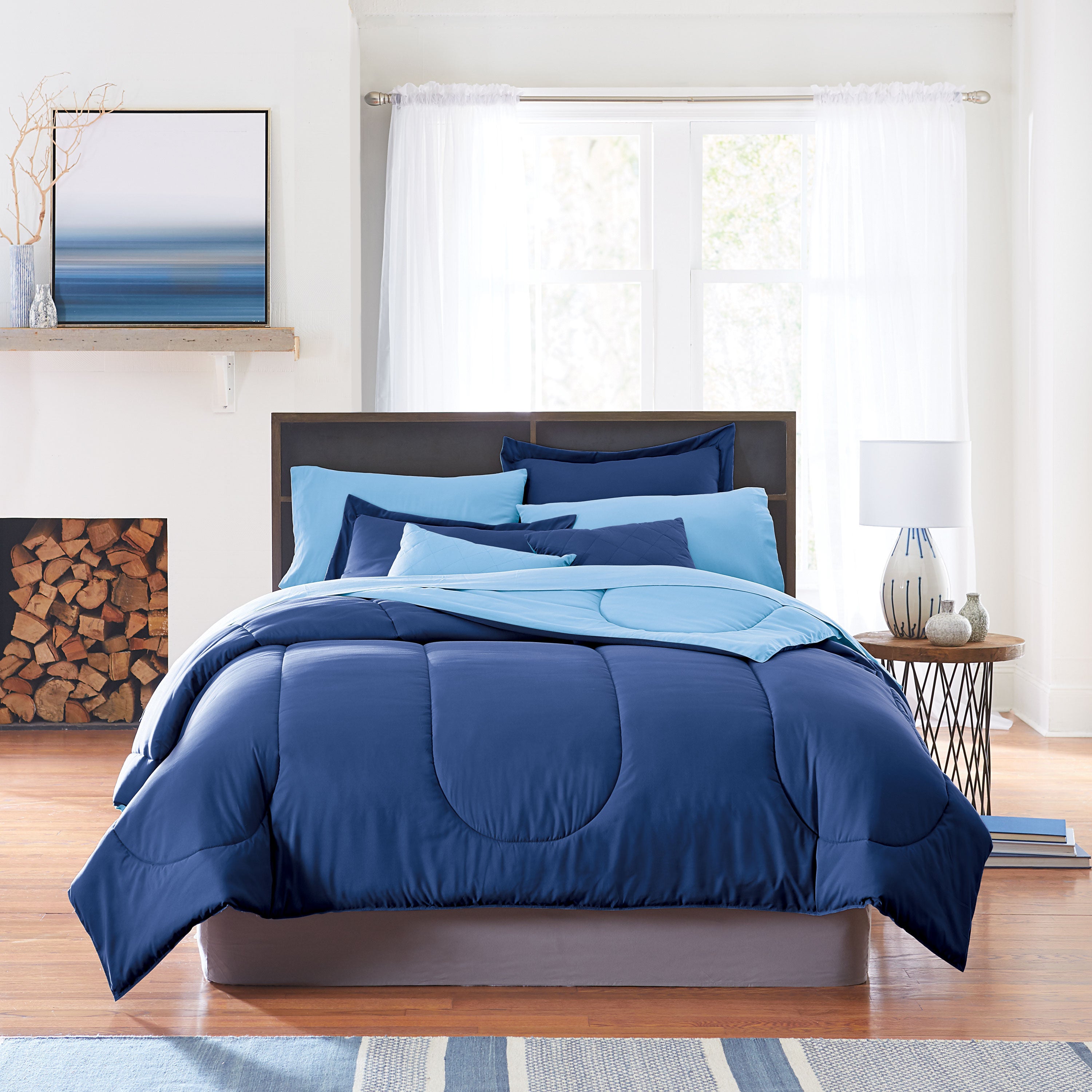 Affordable BH Studio Comforter, Peacock Turquoise | Brylane Home