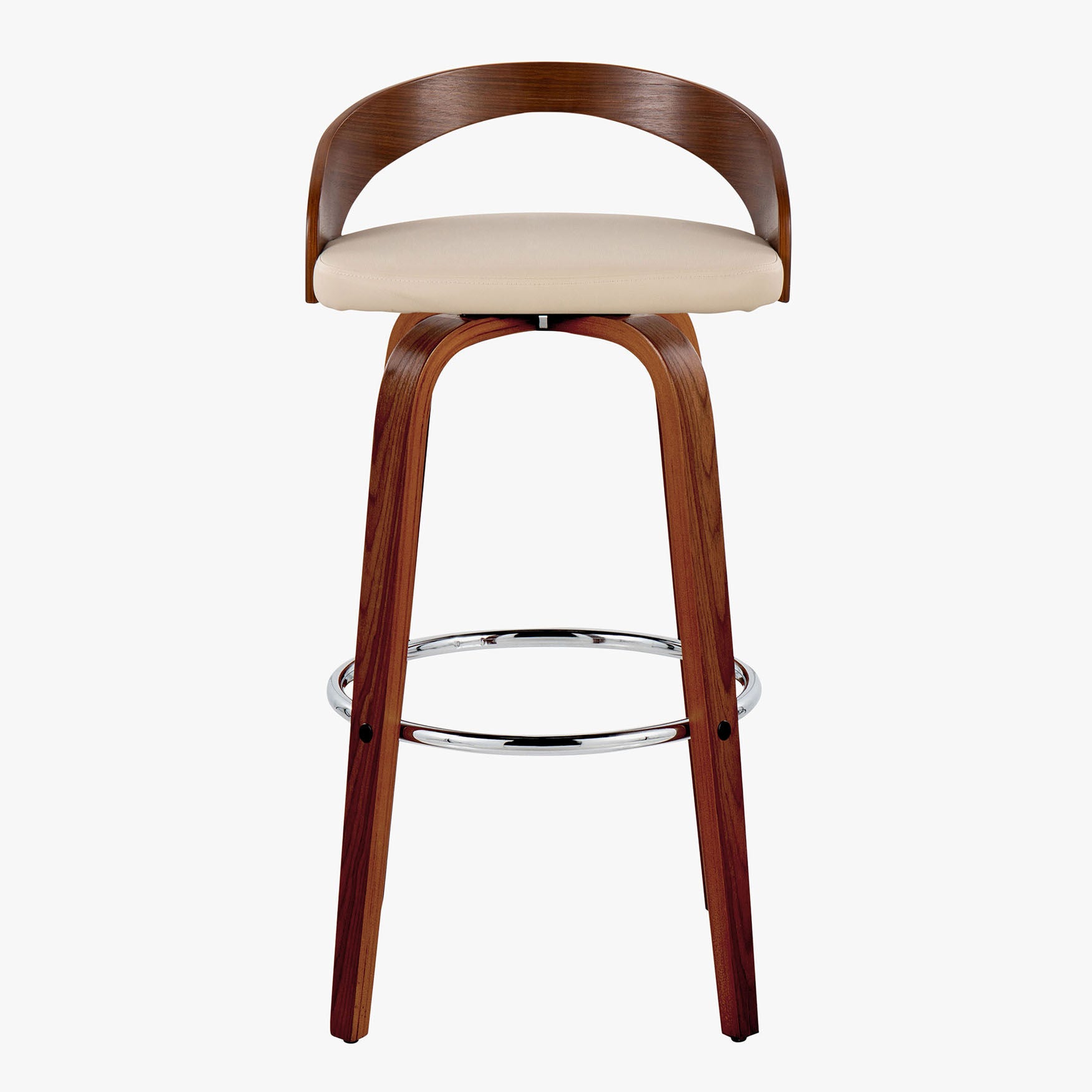 Simple Grotto 30" Fixed-Height Barstool - Set Of 2, Natural Black | Brylane Home