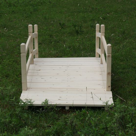 Coral Coast Harrison 8 Ft Wood Garden Bridge | Brylane Home