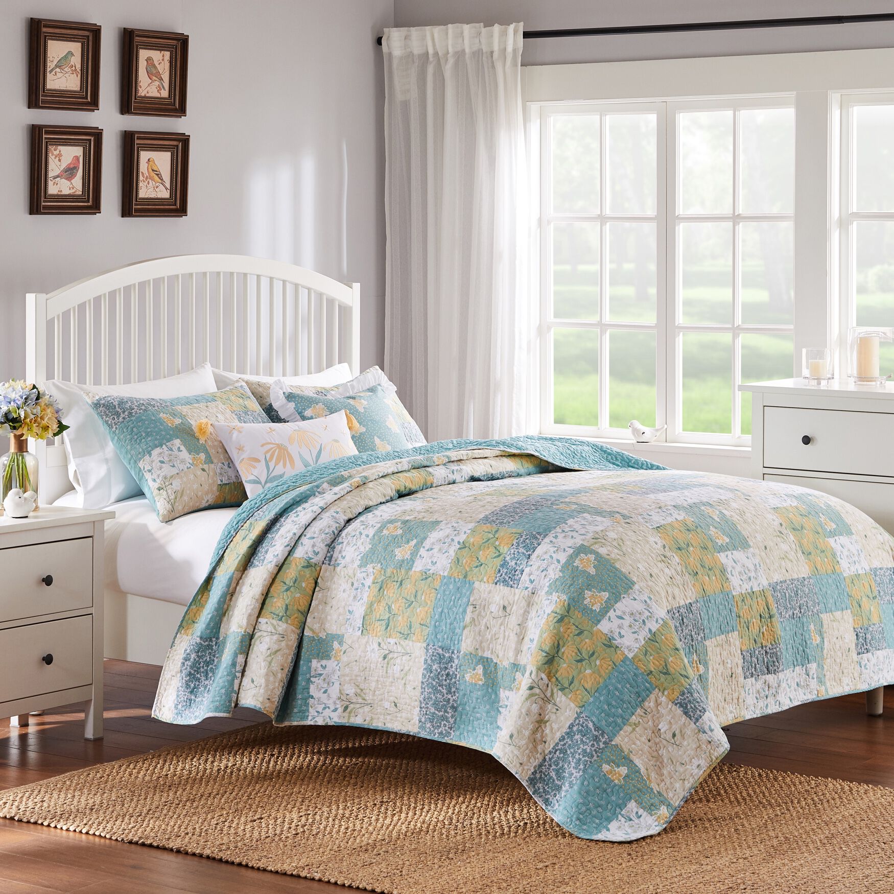 Seasonal Evangeline Quilt Set, 4499522 | Brylane Home