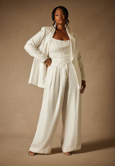 Bridal By Eloquii Wide Leg Pant Brylane Home