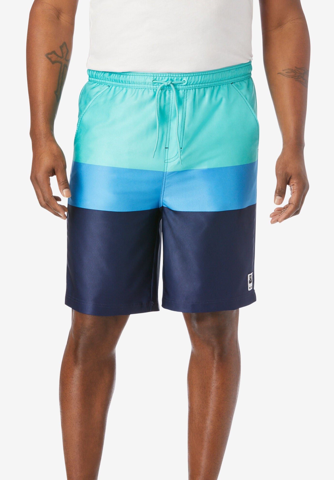 8" Flex Swim Trunk with Super Stretch Liner | Brylane Home