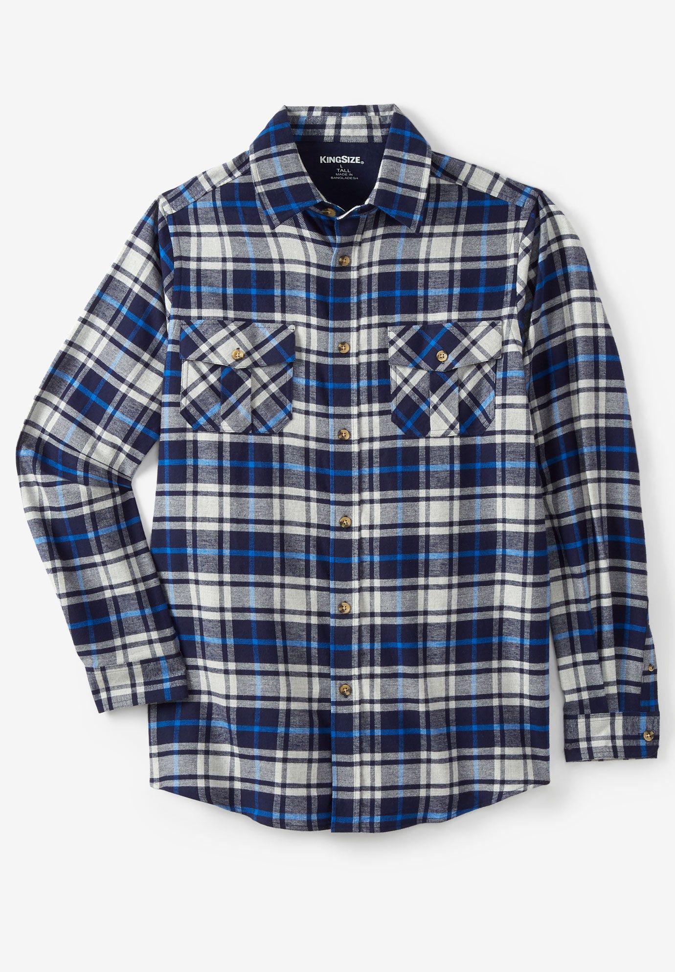 Plaid Flannel Shirt | Brylane Home