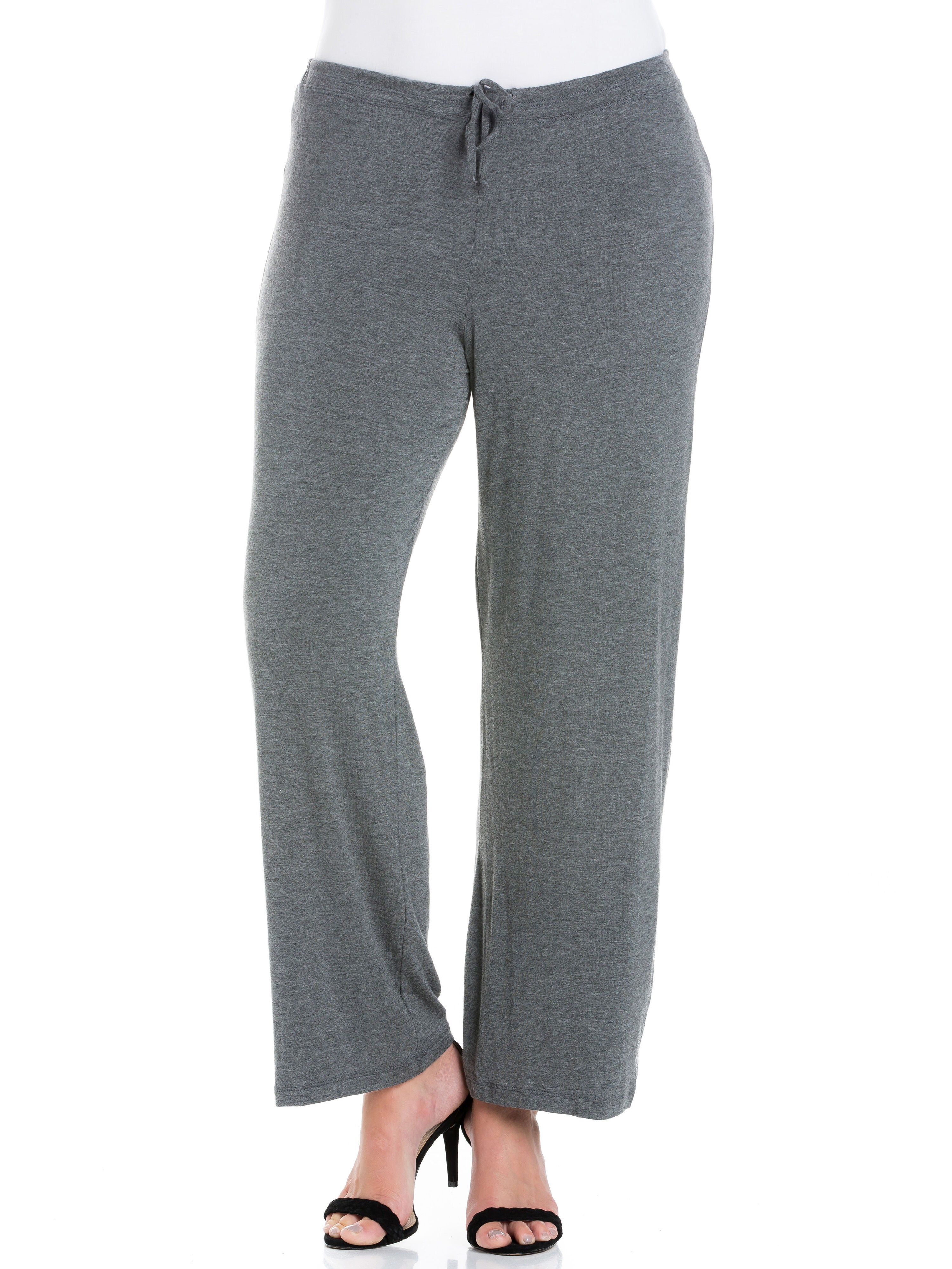 Comfortable Stretch Draw String Plus Size Pants | Brylane Home