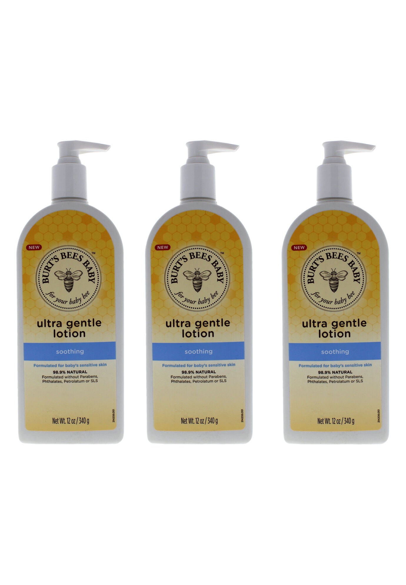 Baby Ultra Gentle Lotion - Soothing - Pack Of 3 For Kids-12 Oz Body ...
