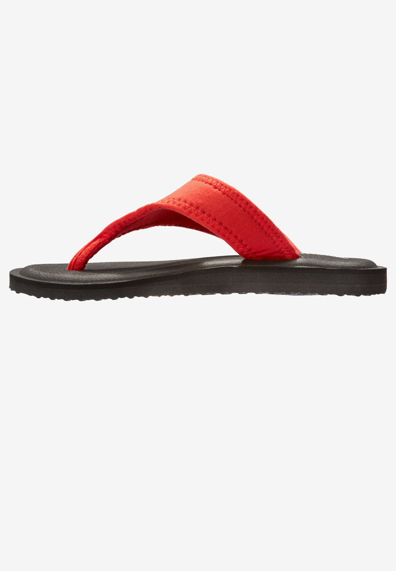 The Sylvia Soft Footbed Thong Slip On Sandal | Brylane Home