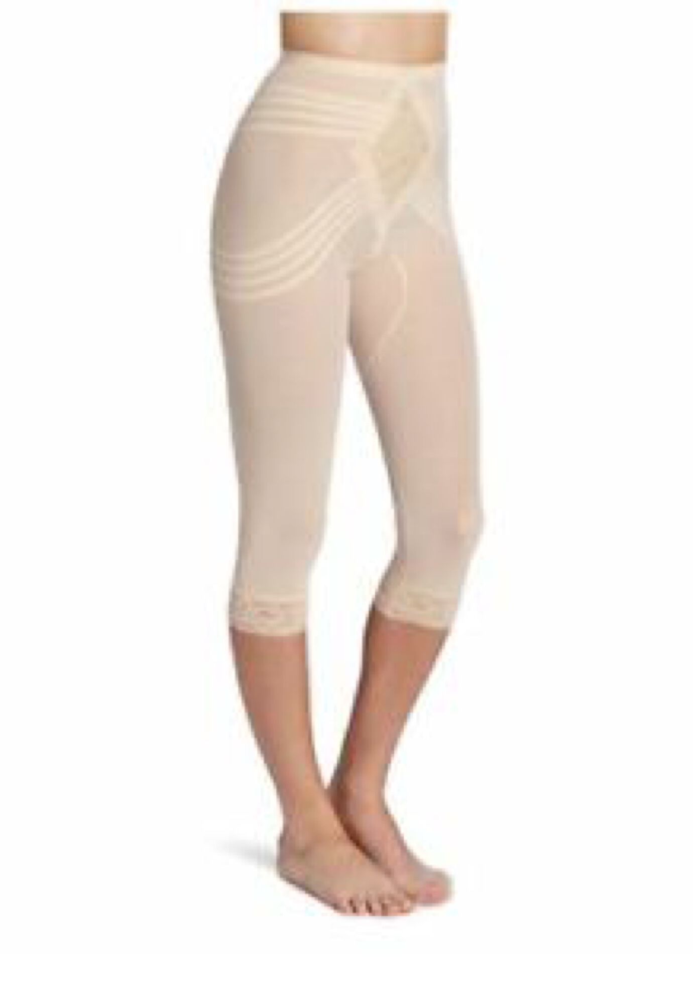 Shapette Capri Pant Liner w/ Contour Bands | Brylane Home