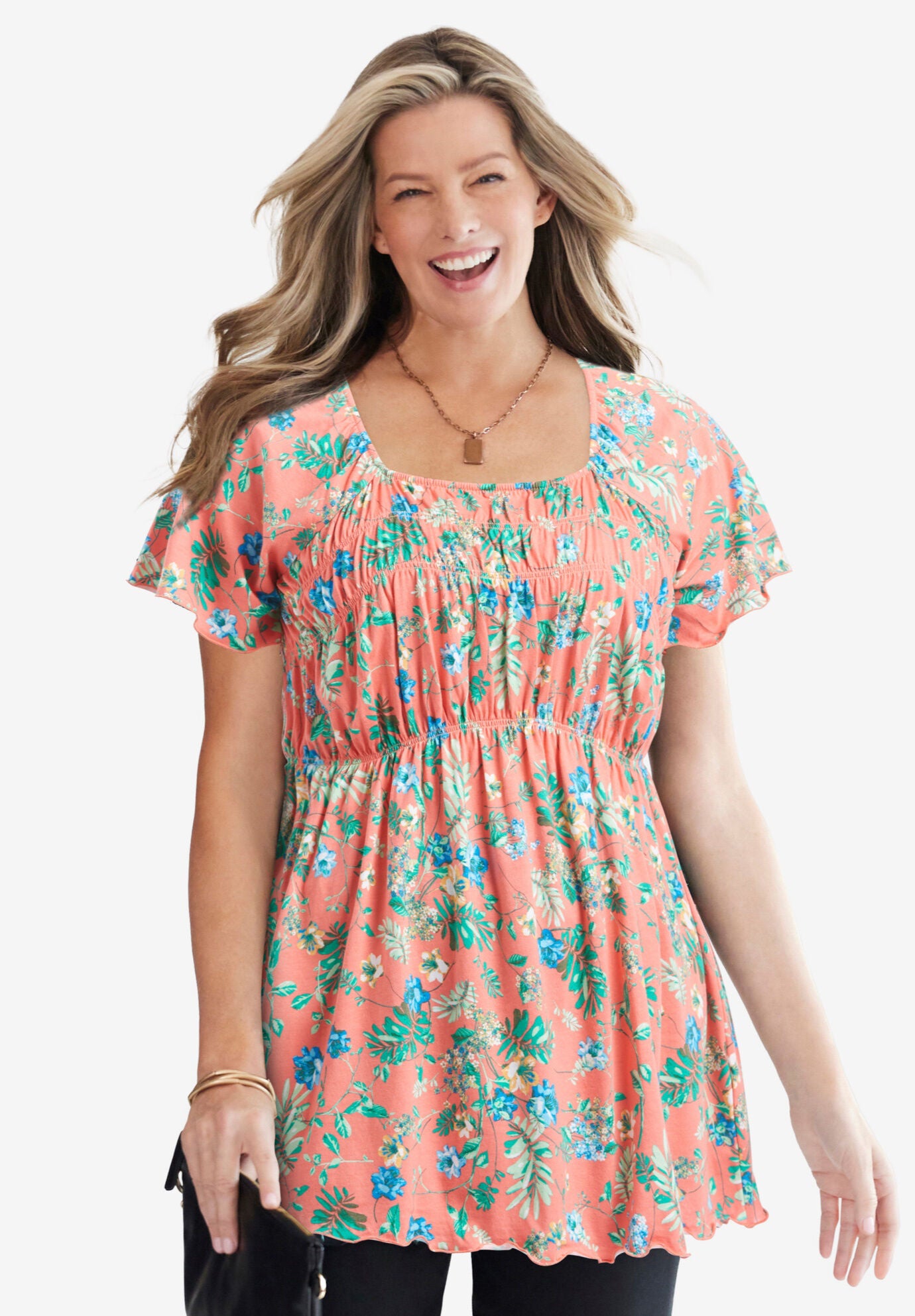 Empire Waist Tunic | Brylane Home