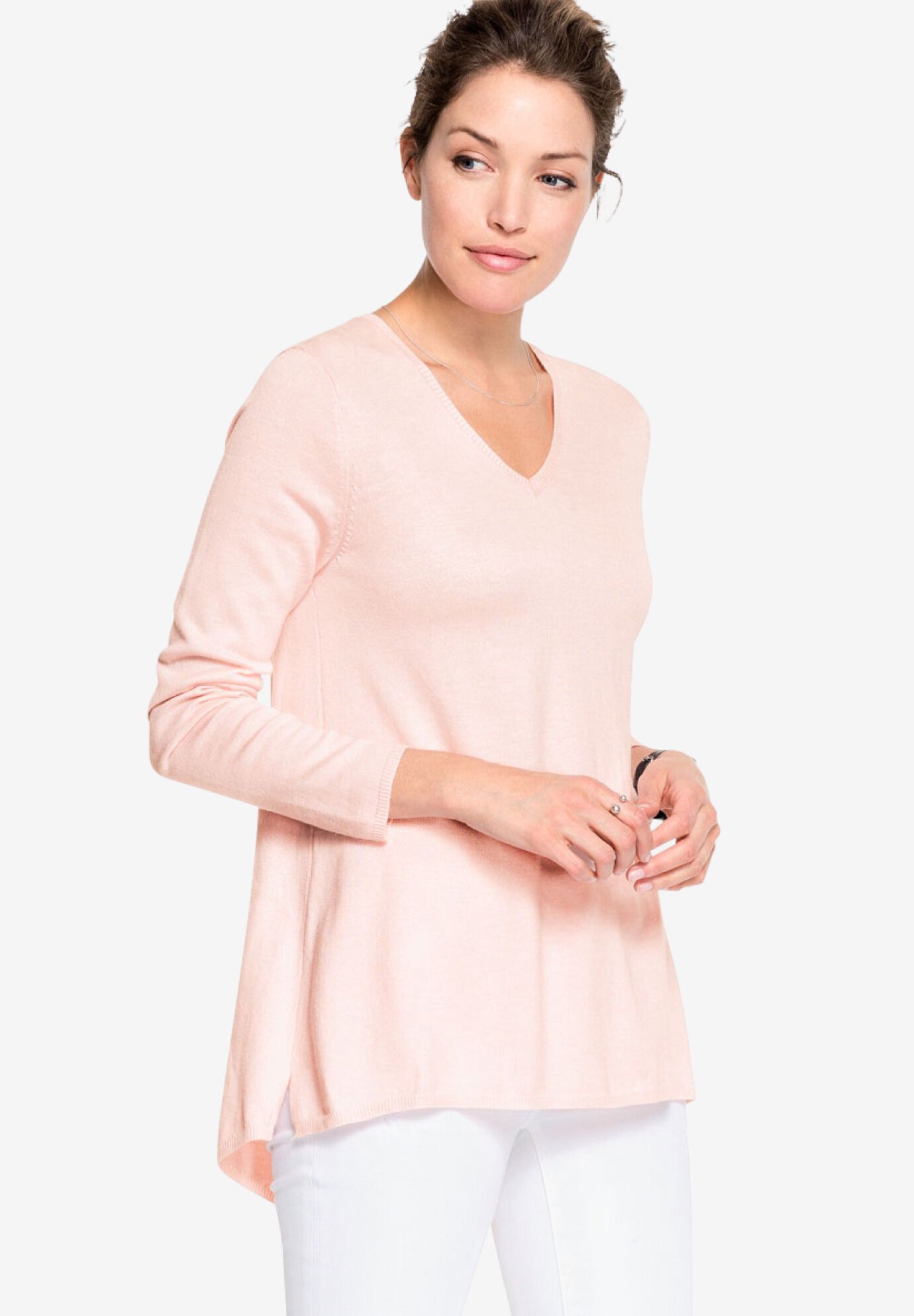 Pleat Back Sweater | Brylane Home