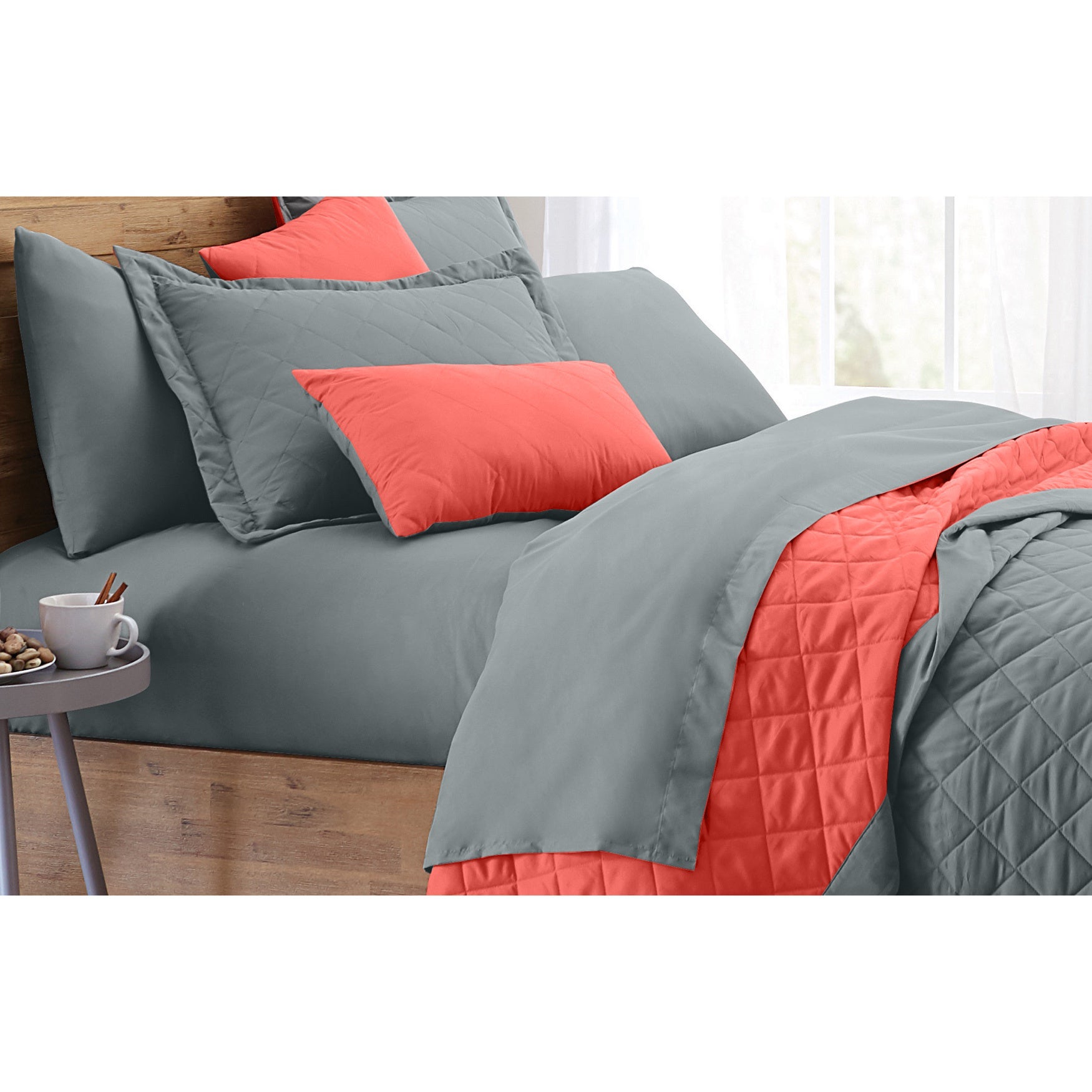 Affordable BH Studio Solid Sheet Set, Blue Smoke | Brylane Home