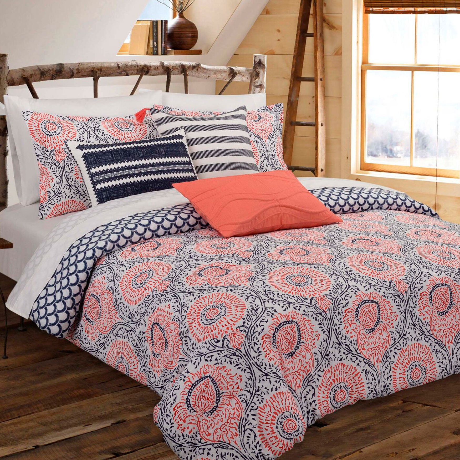 Floral Block Comforter Set Comforters And Sets Brylane Home