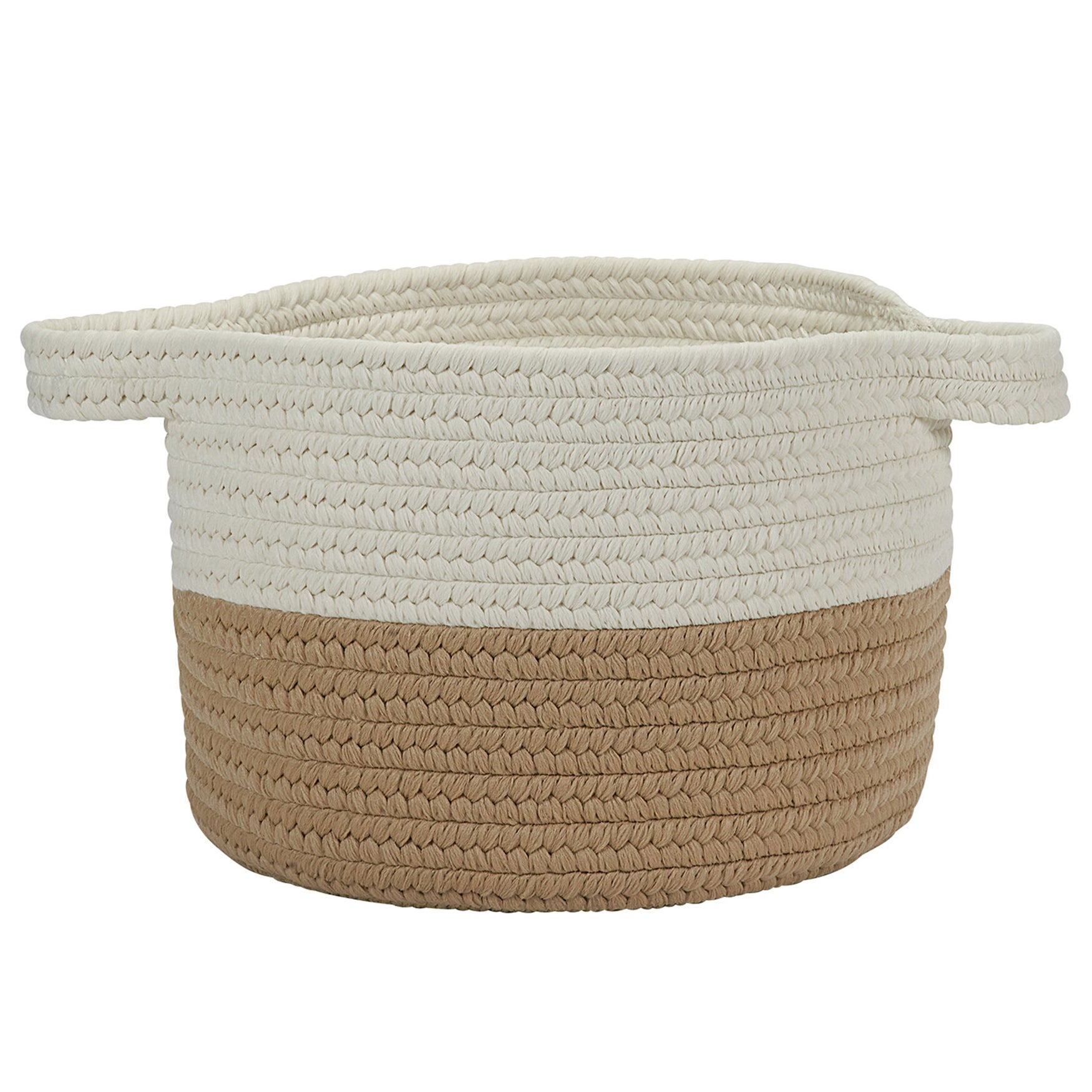 Simple Raindrop Sand Basket, Sand | Brylane Home