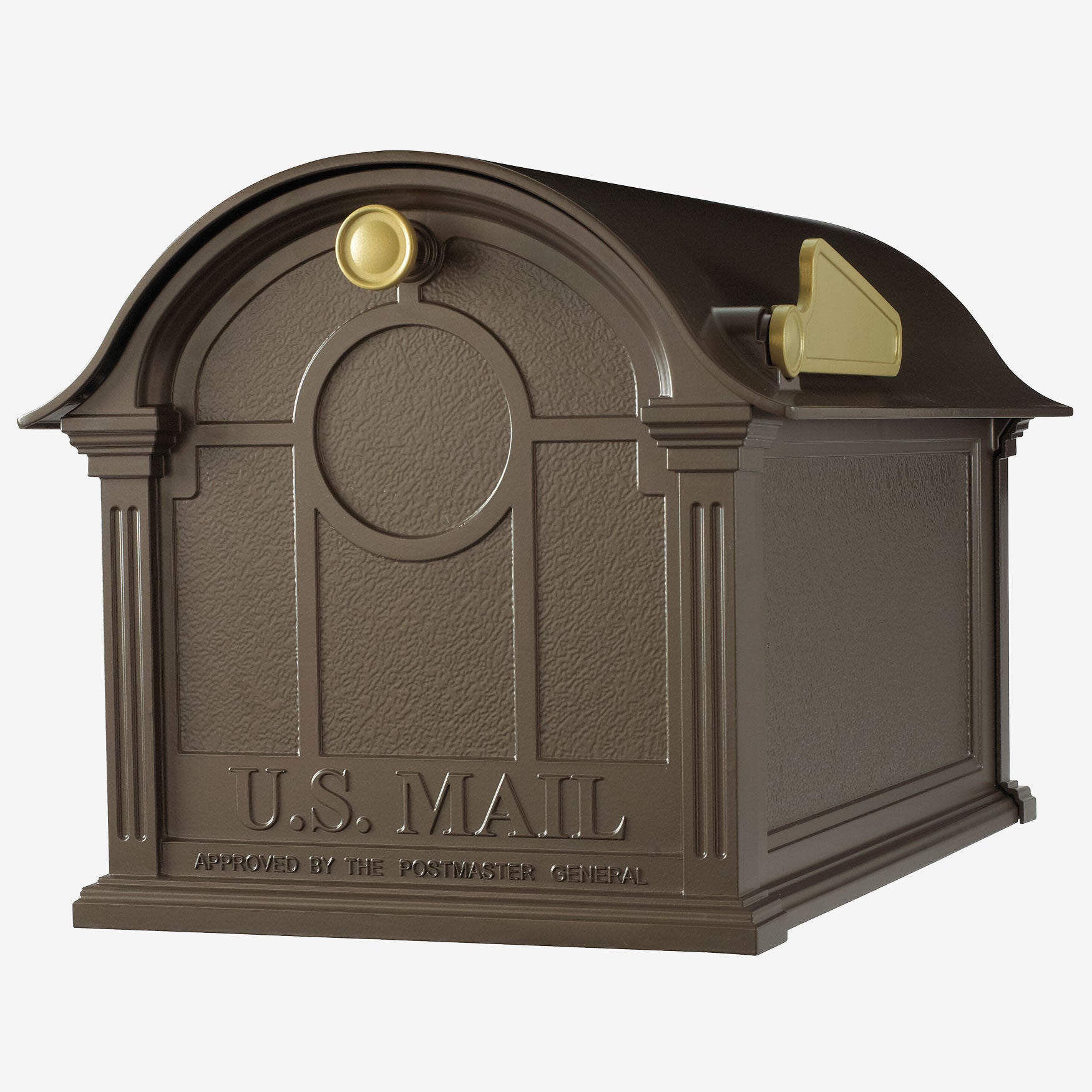 Simple Balmoral Mailbox, Bronze | Brylane Home