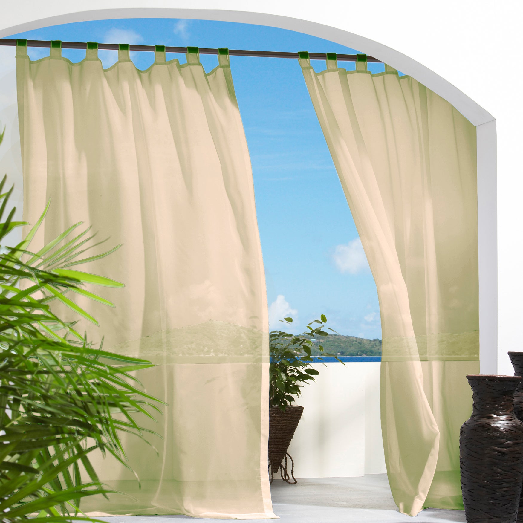 Simple Escape Hook & Loop Panel, White | Brylane Home