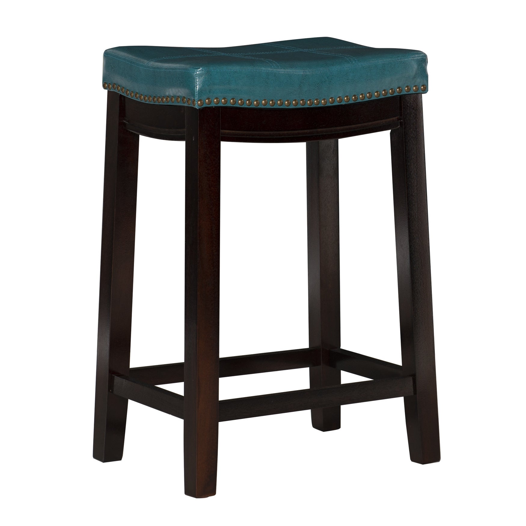 Simple Crowell BLUE COUNTER STOOL, Blue | Brylane Home